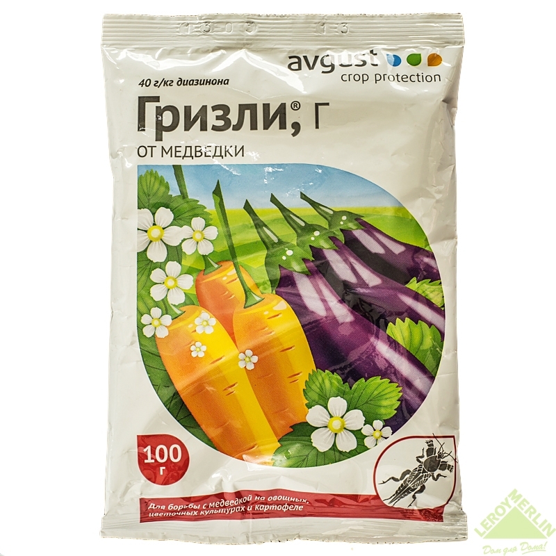Средство Гризли от медведки, 100 г ️ купить по цене 17 ₽/шт. в Москве с ...