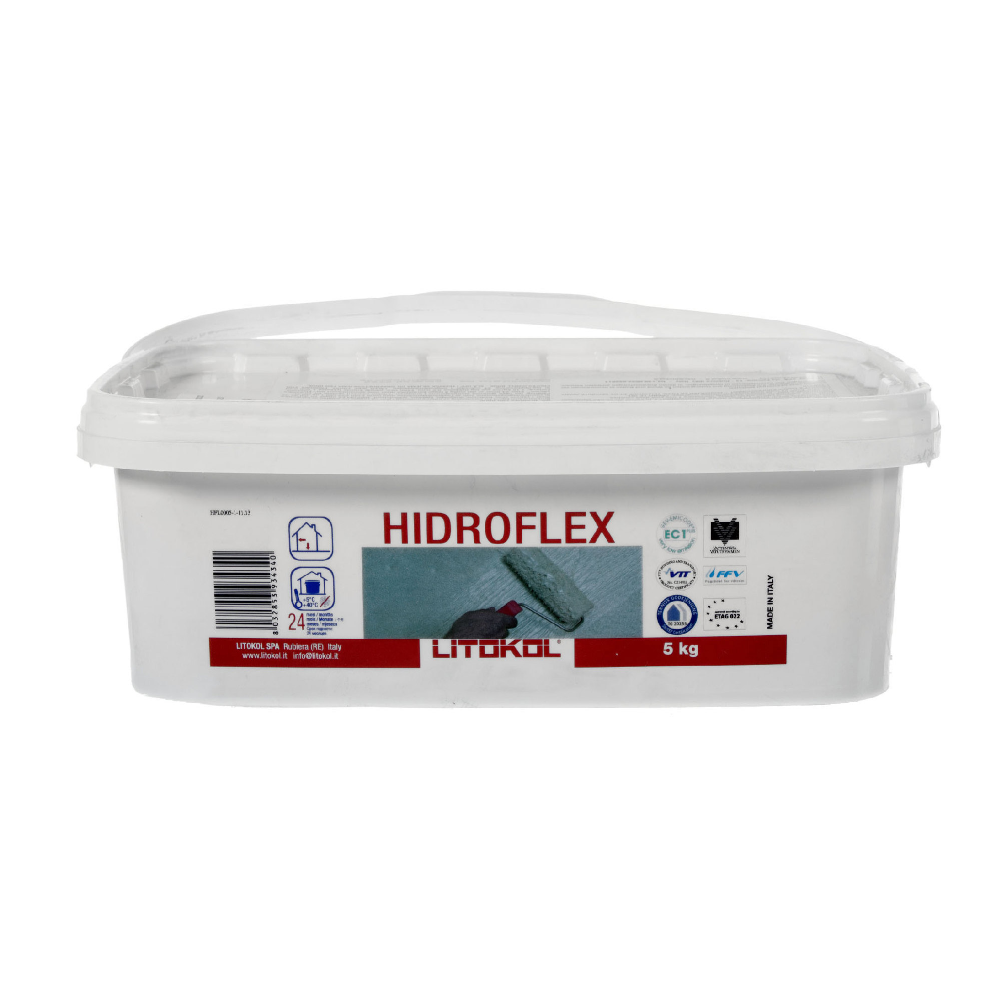 Гидроизоляция Hidroflex, 5 кг ️ купить по цене 2856 ₽/шт. в Москве с ...