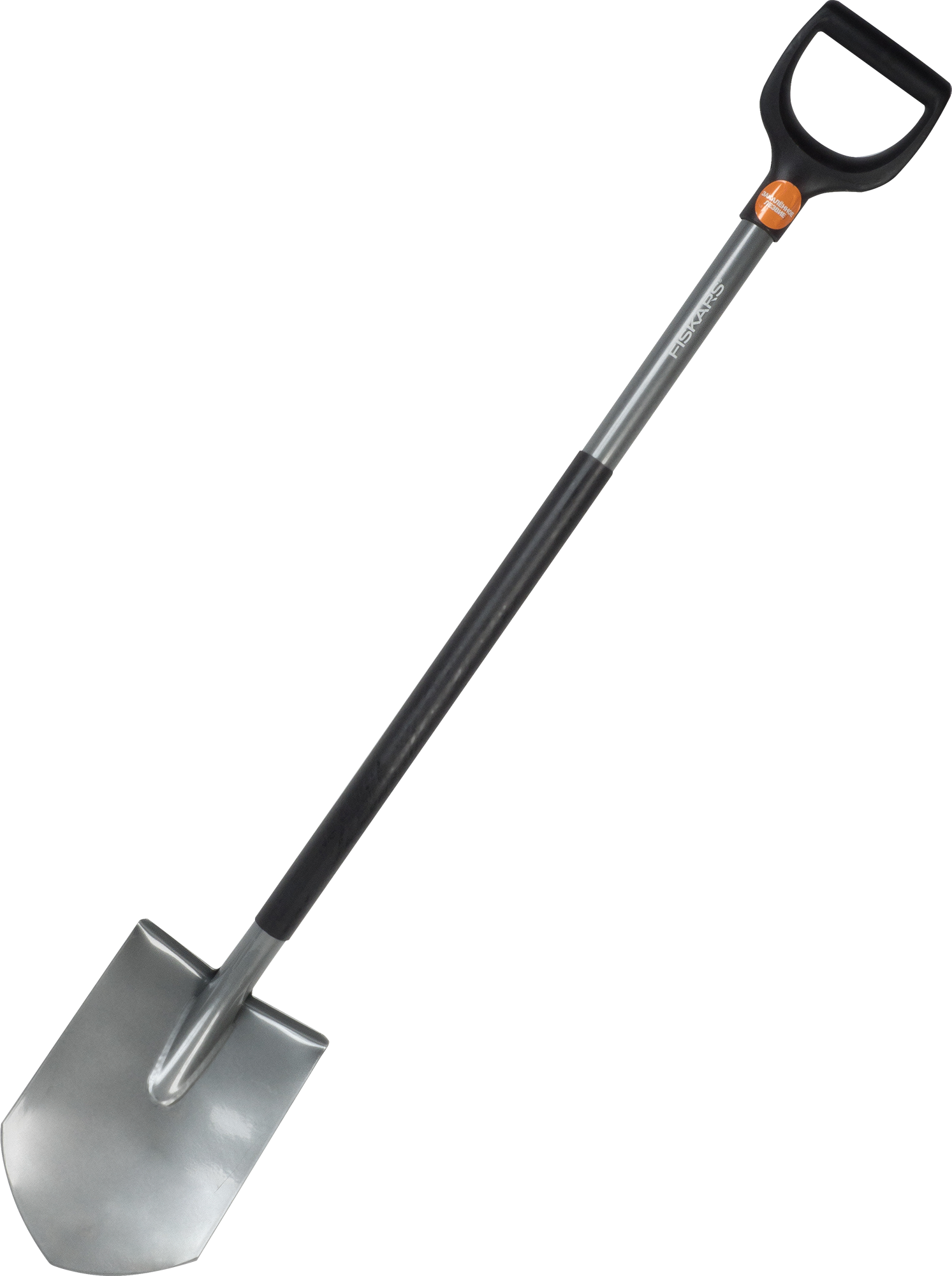Лопата штыковая Fiskars Solid Prof 121 см сталь, с черенком ️ купить по ...
