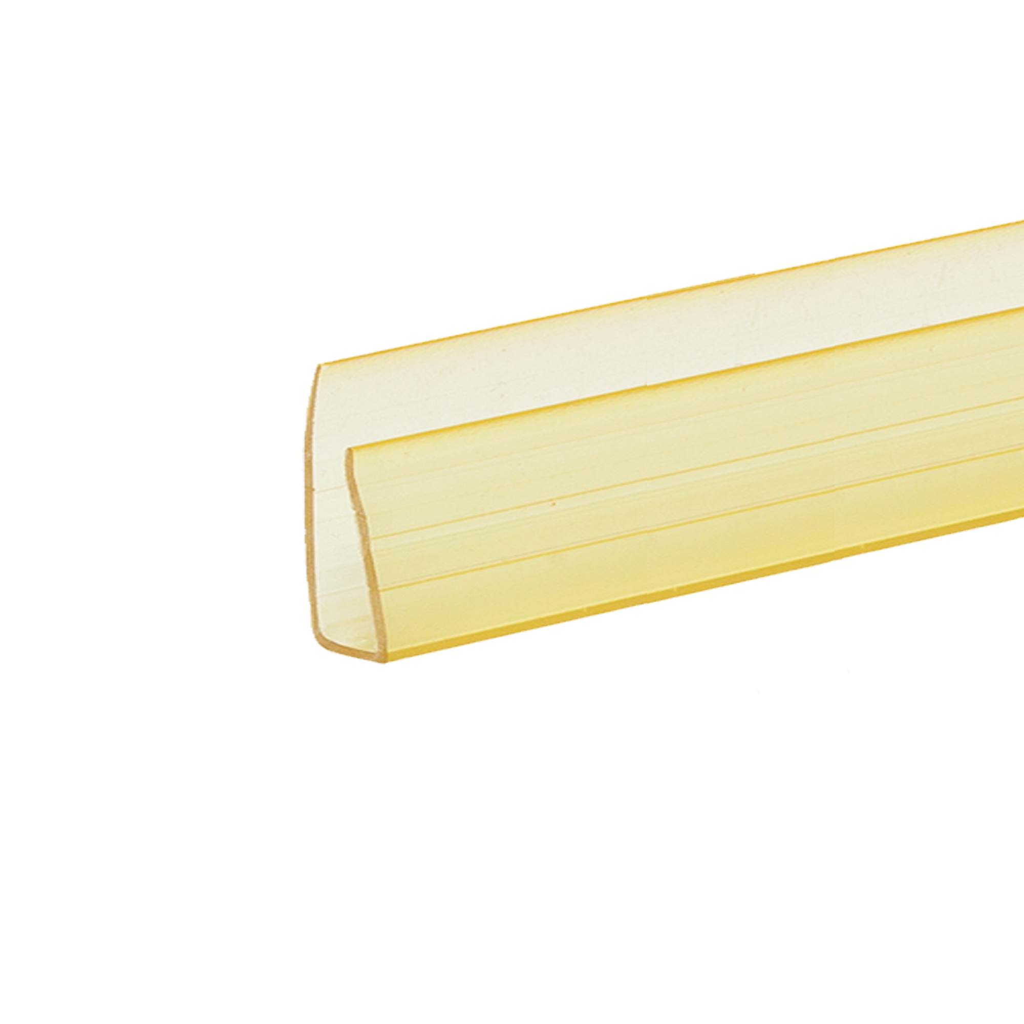 Профиль торцевой для поликарбоната 8 мм 2.1 м Novattro жёлтый ️ купить ...