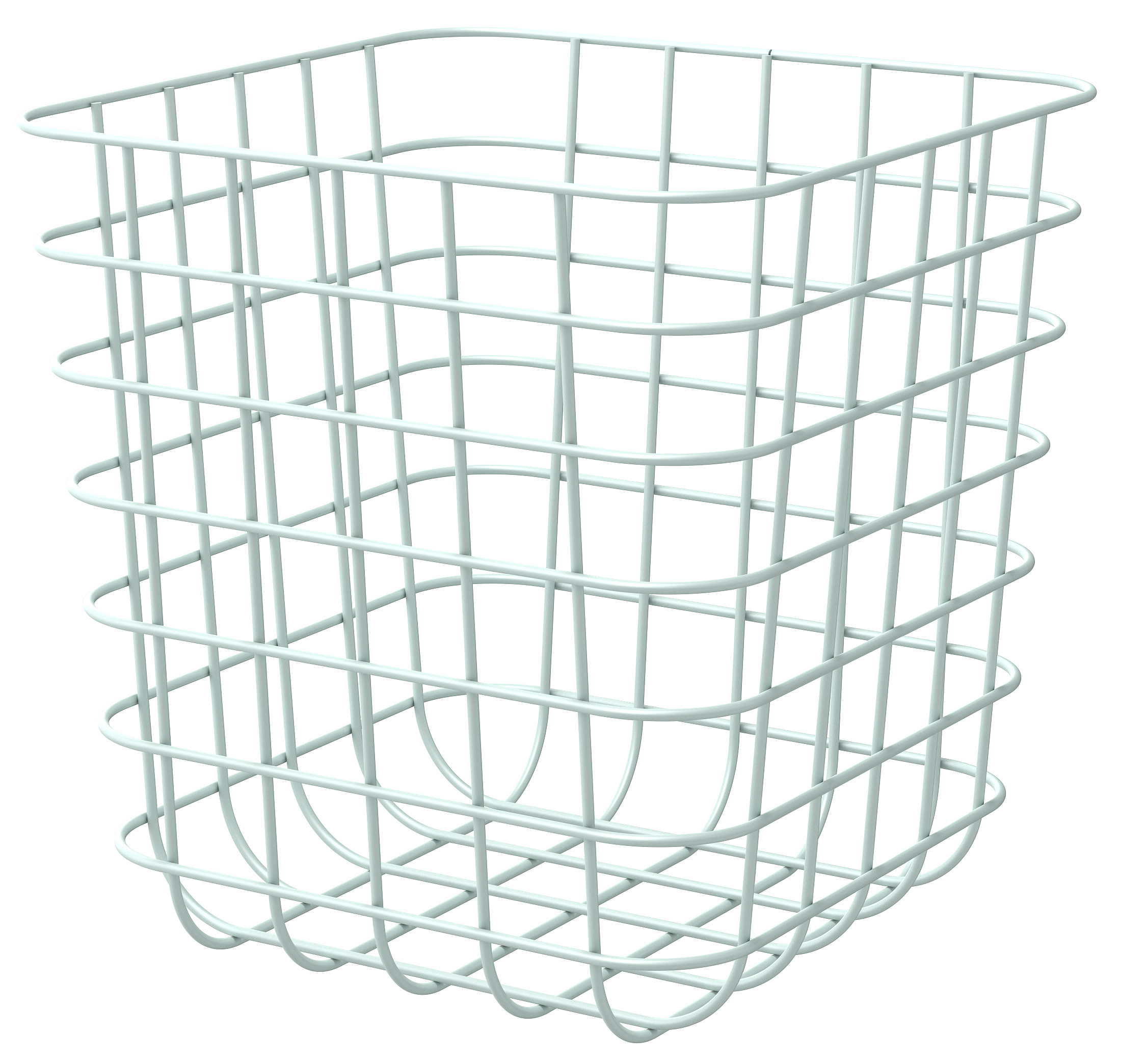 Корзина Spaceo KUB Laguna 31x31x31 cм металл, цвет сизый ️ купить по ...