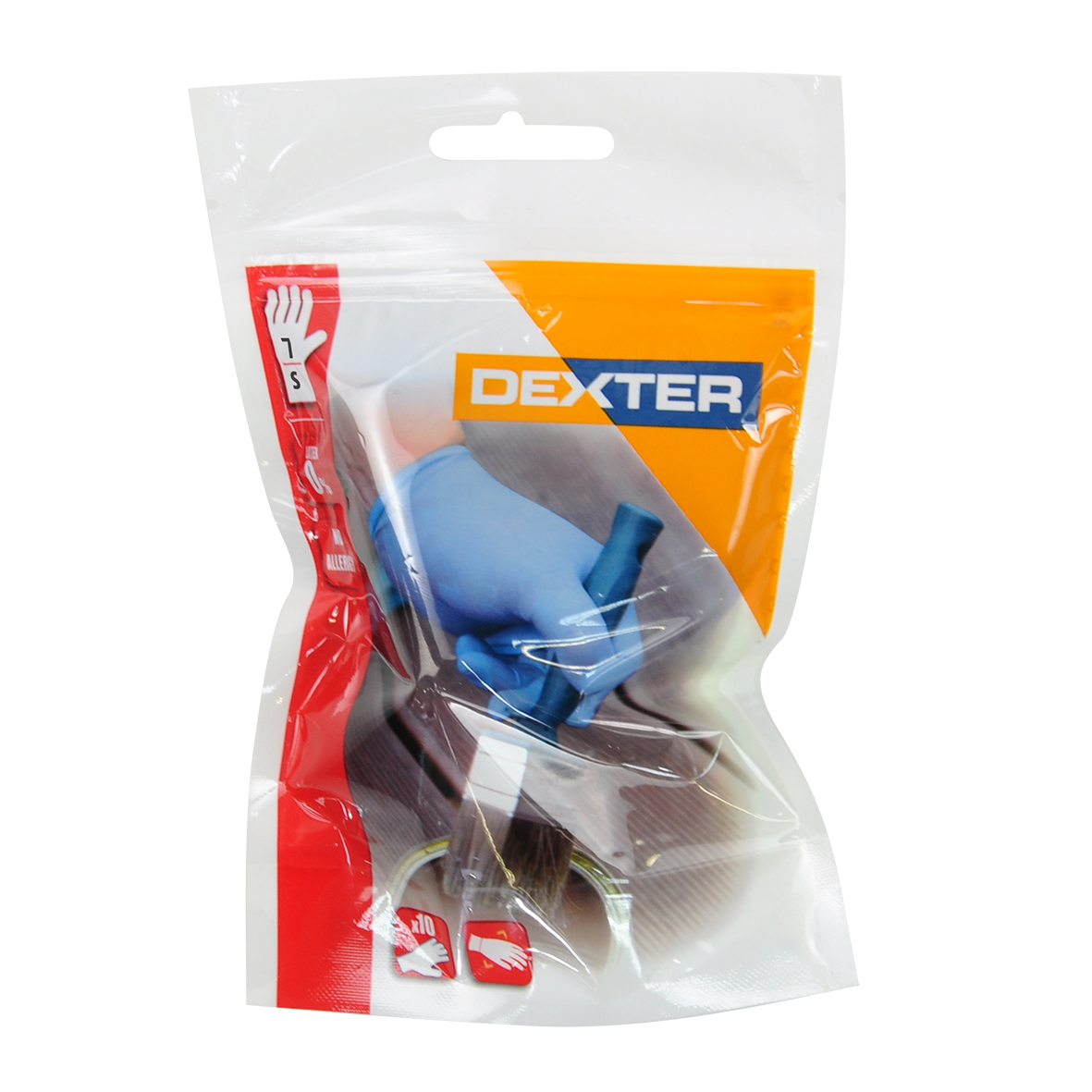 Перчатки нитриловые Dexter 10 шт., одноразовые ️ купить по цене 64 ₽/шт ...