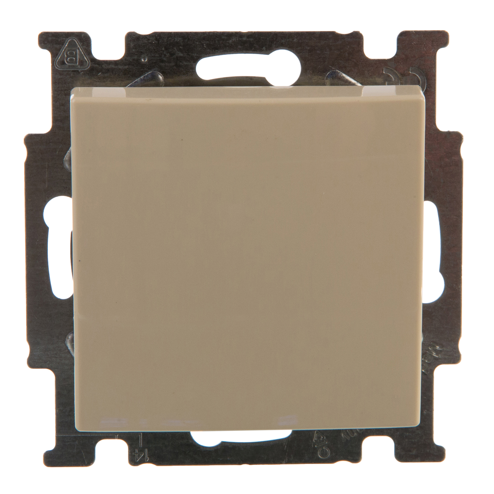 Выключатель встраиваемый ABB Basic 55 1 клавиша, цвет бежевый ️ купить ...