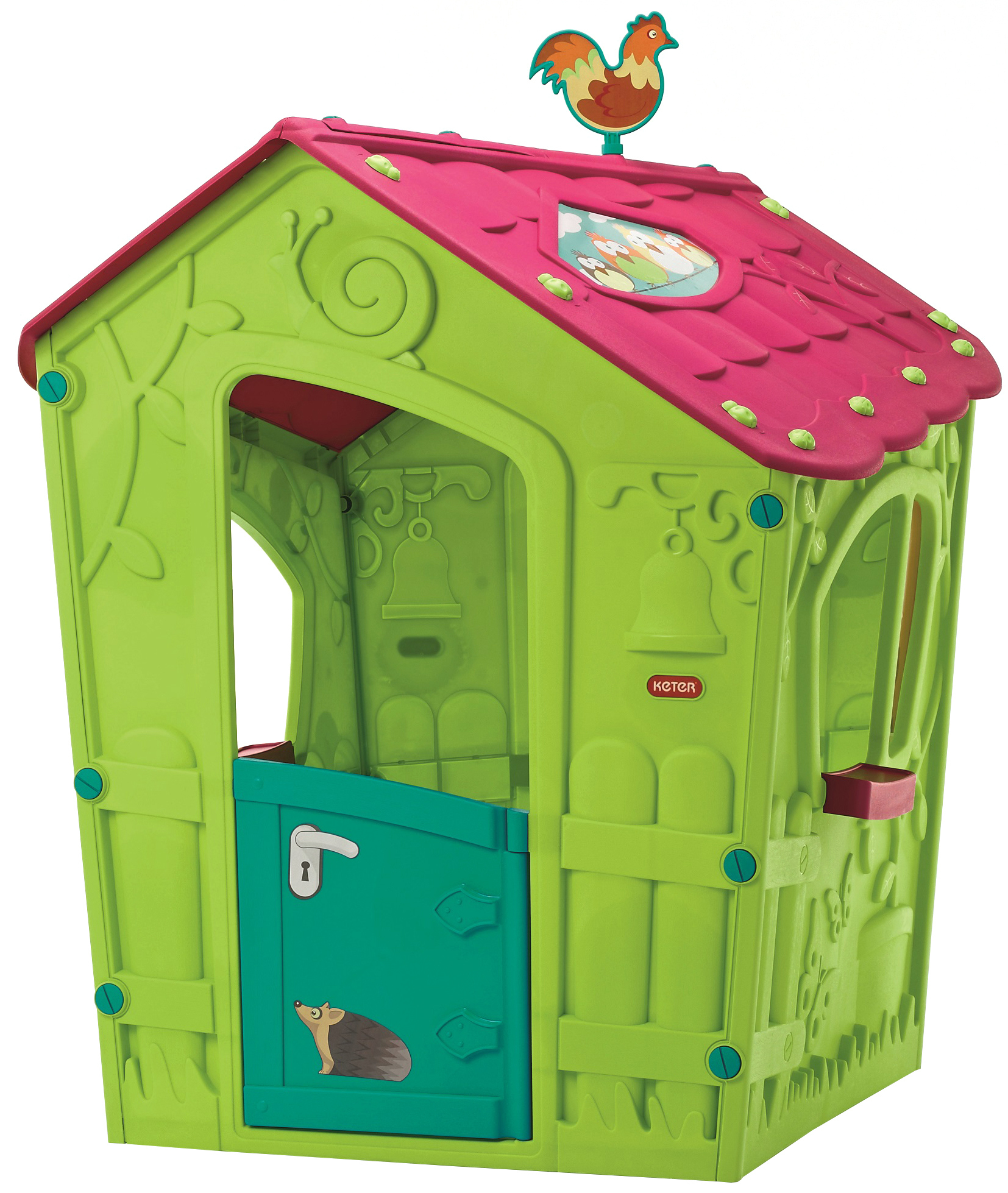 Детский домик Keter Magic Playhouse 110х110х146 см пластик зеленый ...