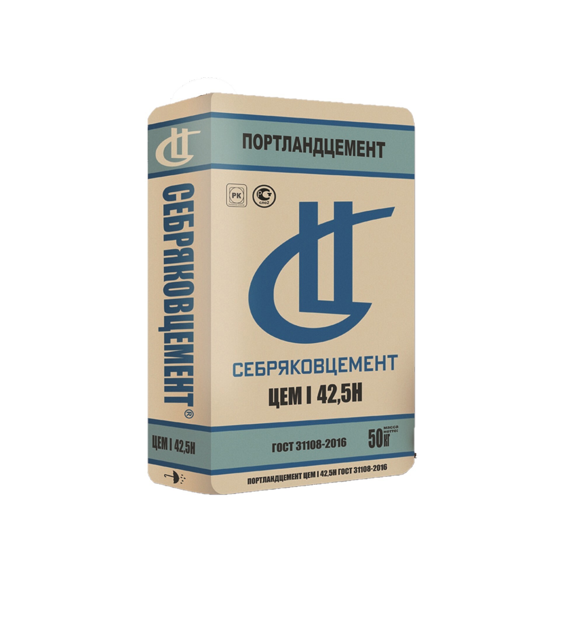 Цемент M500 ЦЕМ I 42.5 Н 50 кг ️ купить по цене 585 ₽ в Волгограде с ...