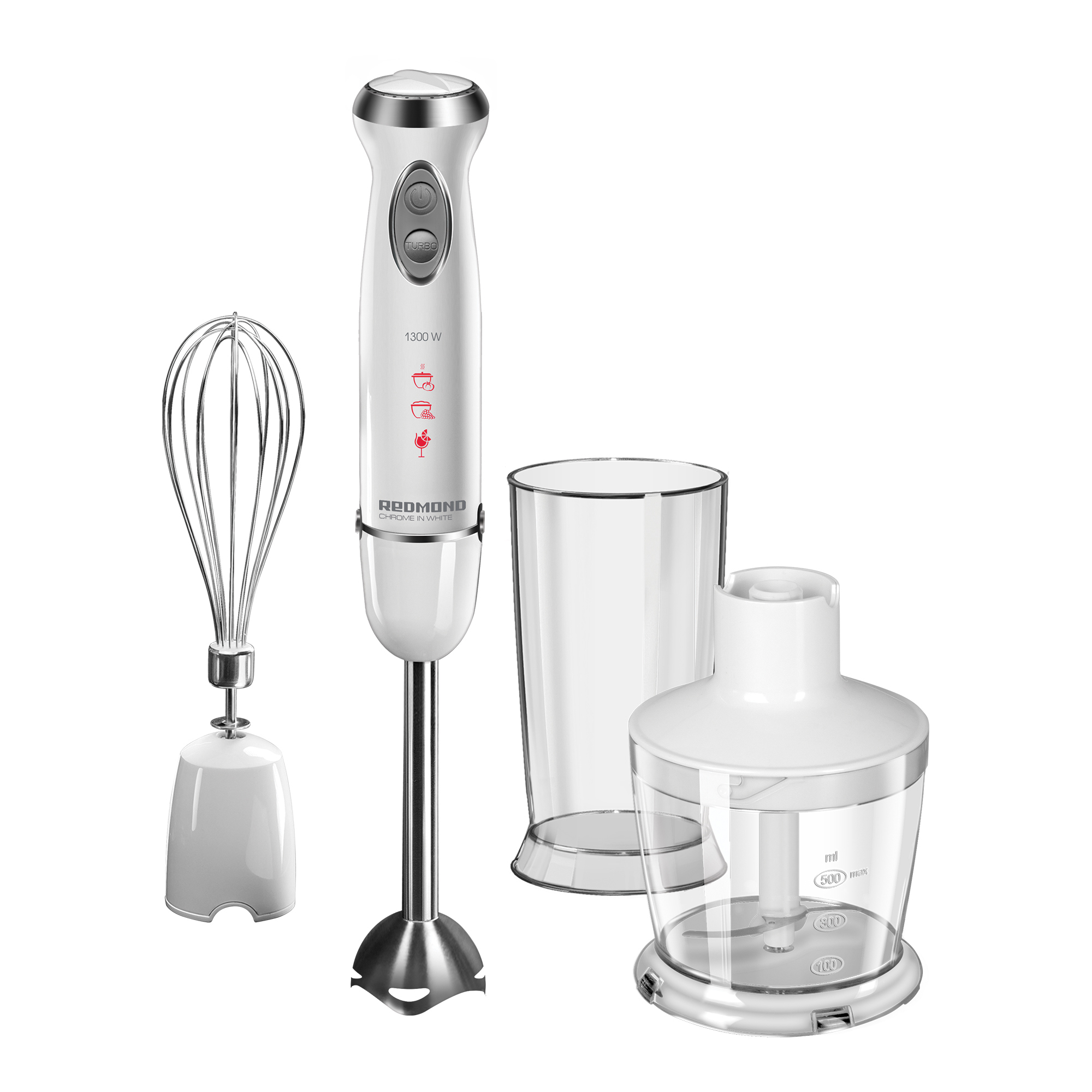 Блендер REDMOND RHB-2972, Белый ️ купить по цене 2 990 ₽ в Москве с доставкой в интернет ...