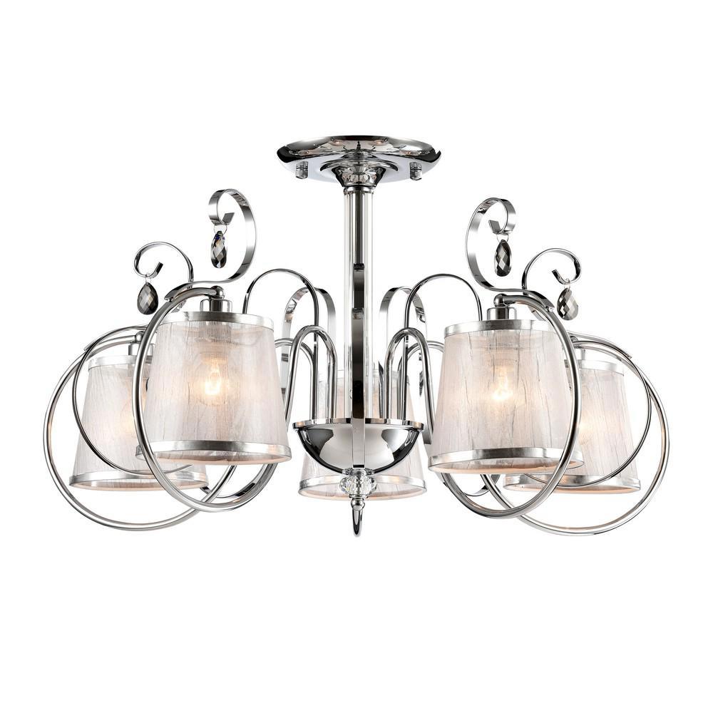 Потолочный светильник Freya Simone FR2020-CL-05-CH E14 5 ламп 13 м² ️ ...