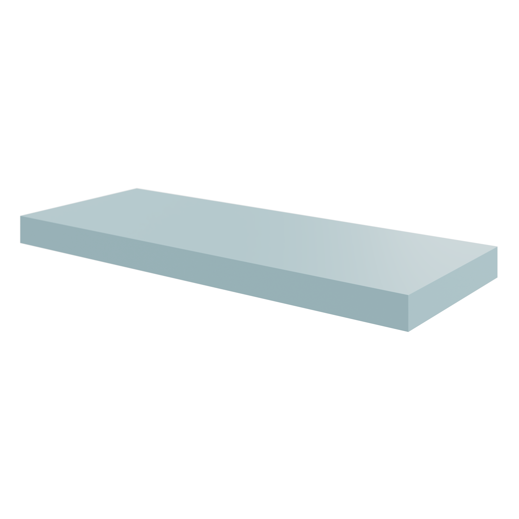 Полка настенная Spaceo Aqua 60x23.5 см МДФ цвет синий ️ купить по цене ...