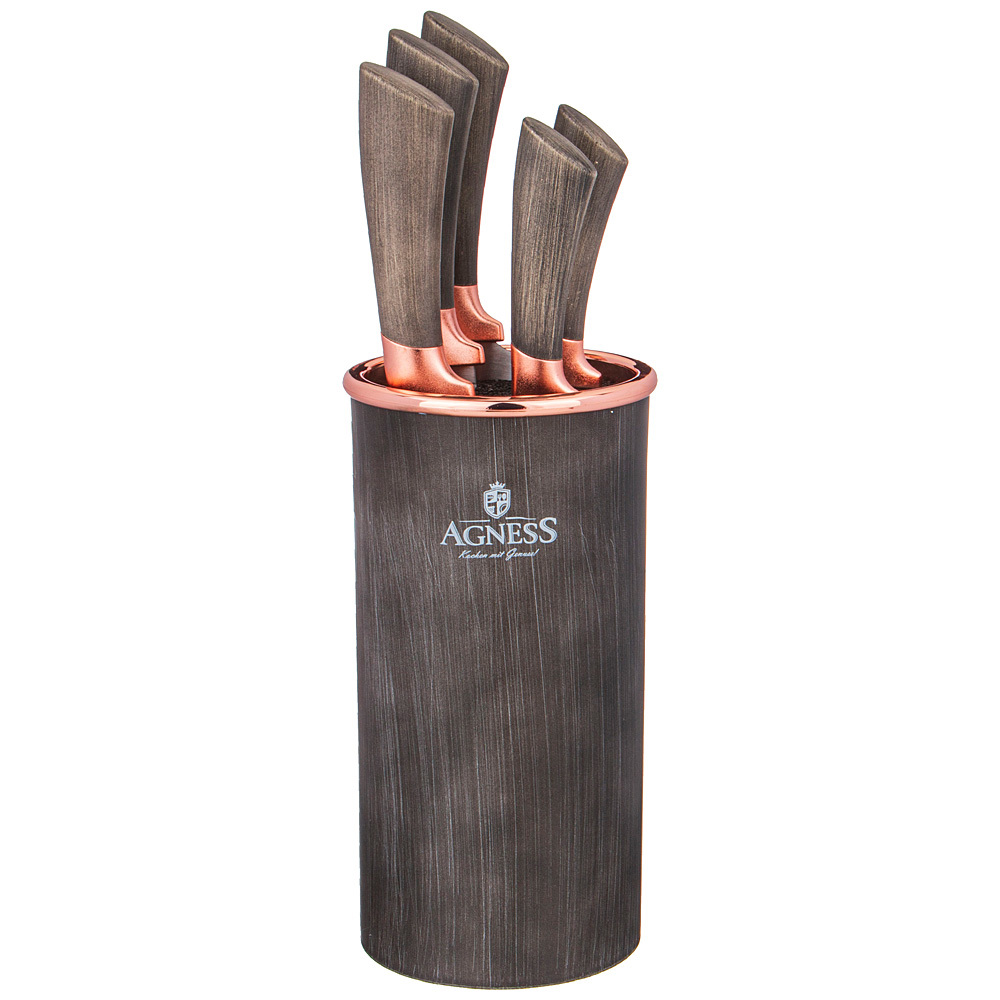 Набор ножей Agness 911-658 6 шт ️ купить по цене 3307 ₽/шт. в Москве с ...