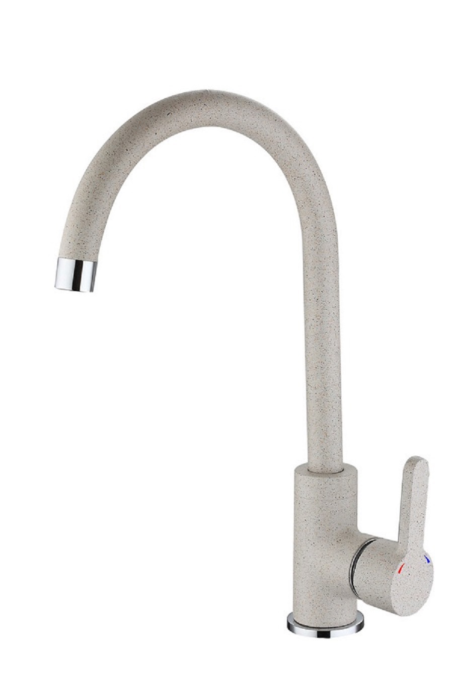 Однорычажный смеситель Argotech цвет бежевый мрамор 35-03/G ETA brown ️ купить по цене 5 008 ₽ в ...