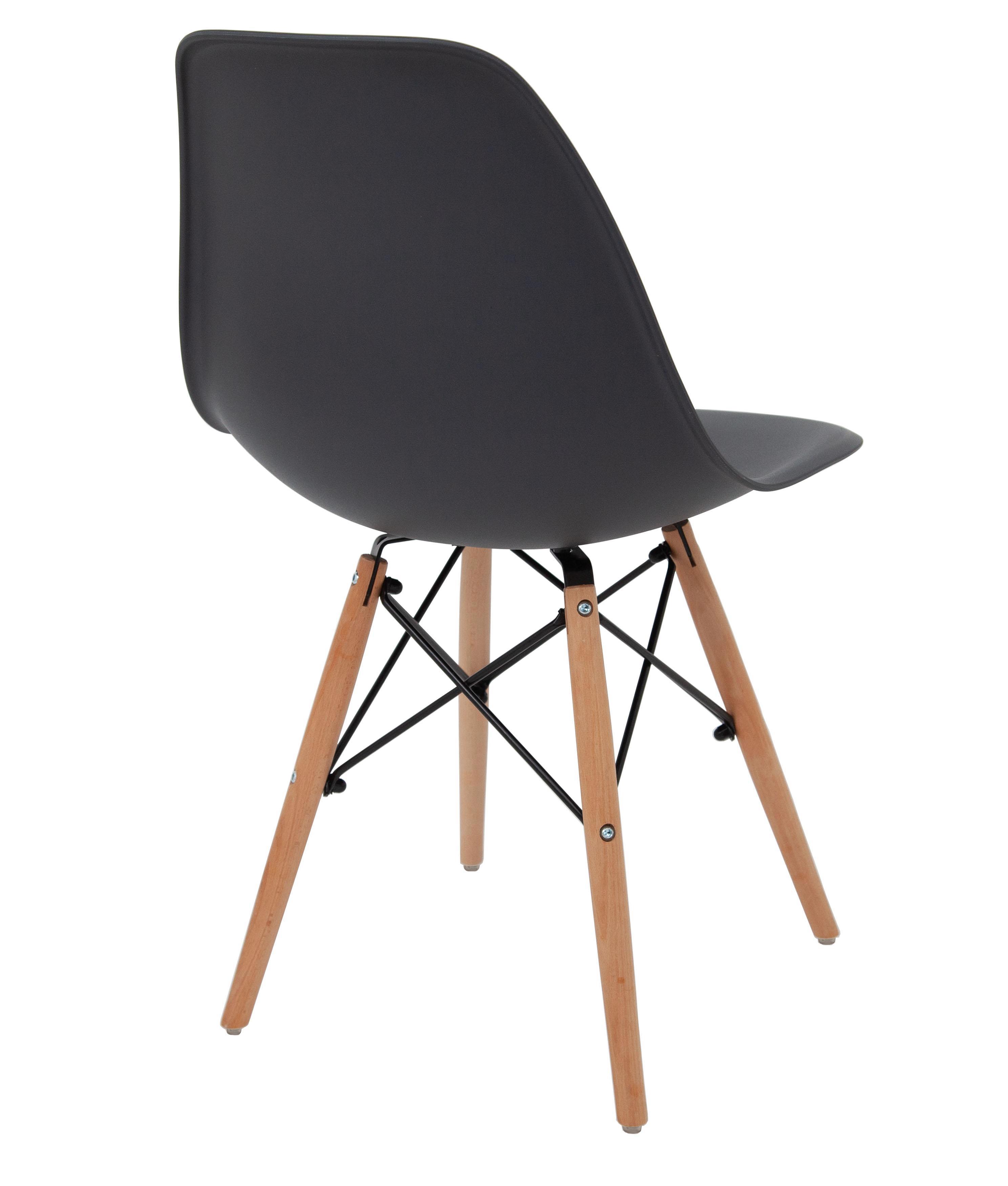 Стул Redblack Eames 622 BLACK 01 цвет черный ️ купить по цене null ₽/шт. в Москве с доставкой в ...