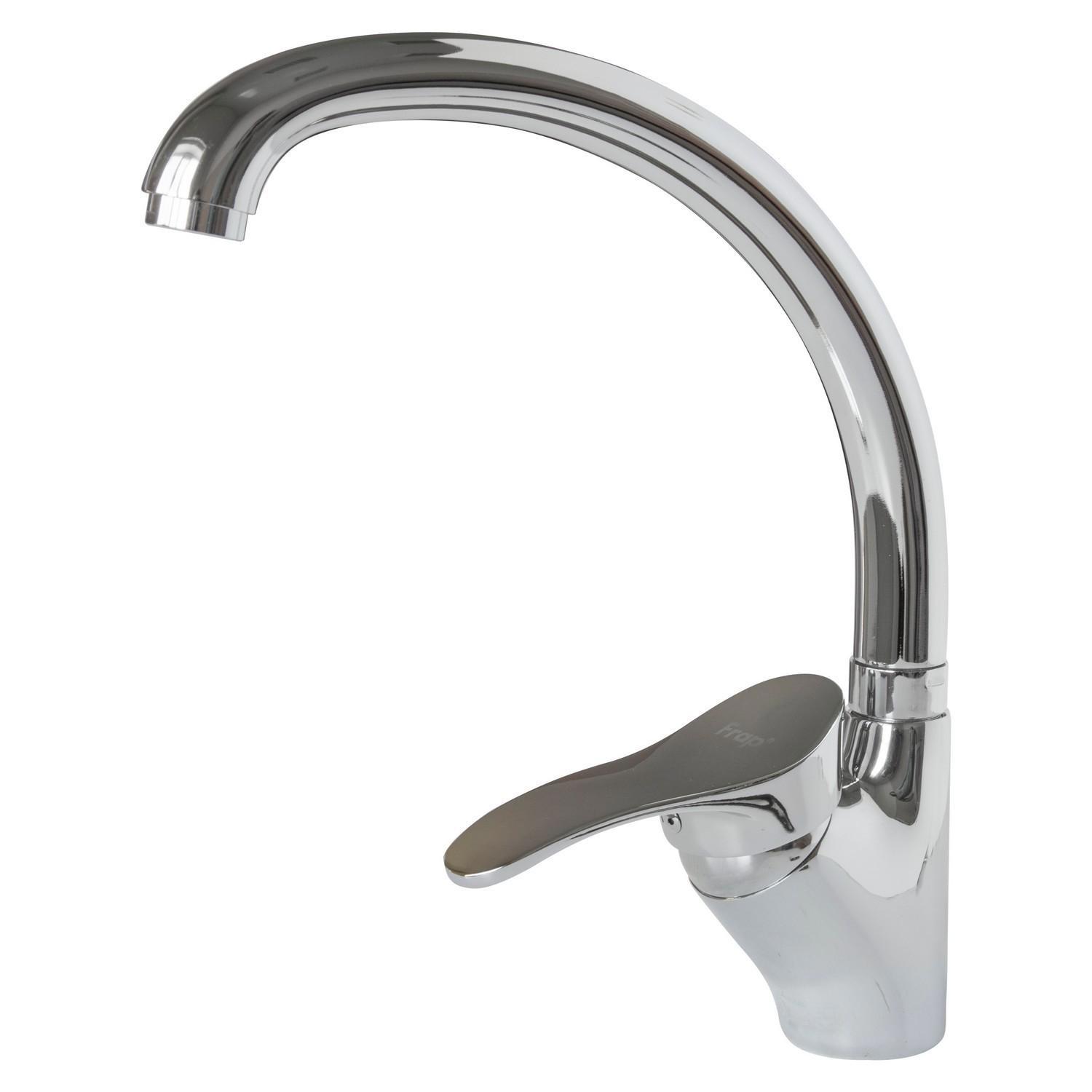 Смеситель для кухни Frap F4101-2 латунь цвет сталь ️ купить по цене 4 673 ₽ в Москве с доставкой ...