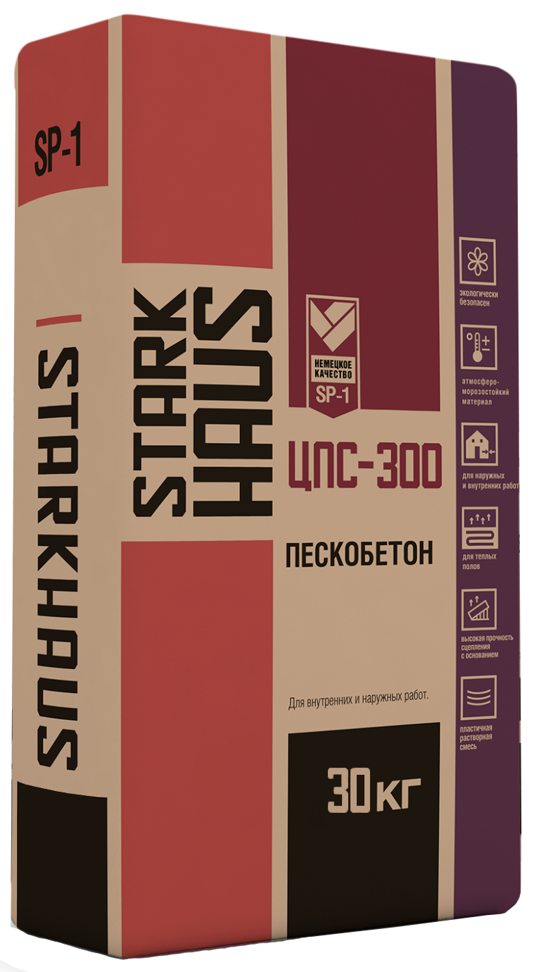 Пескобетон М300 Starkhaus 30 кг ️ купить по цене 236 ₽/шт. в Ижевске с ...
