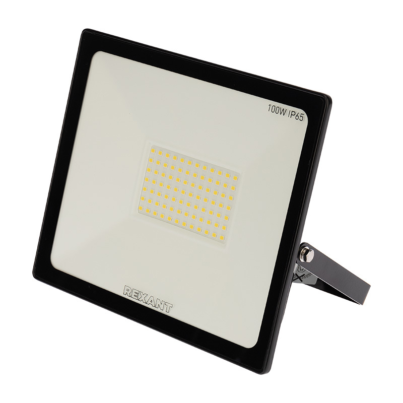 Прожектор светодиодный уличный REXANT 605-005 100 Вт 6500 К IP65 цвет черный ️ купить по цене ...