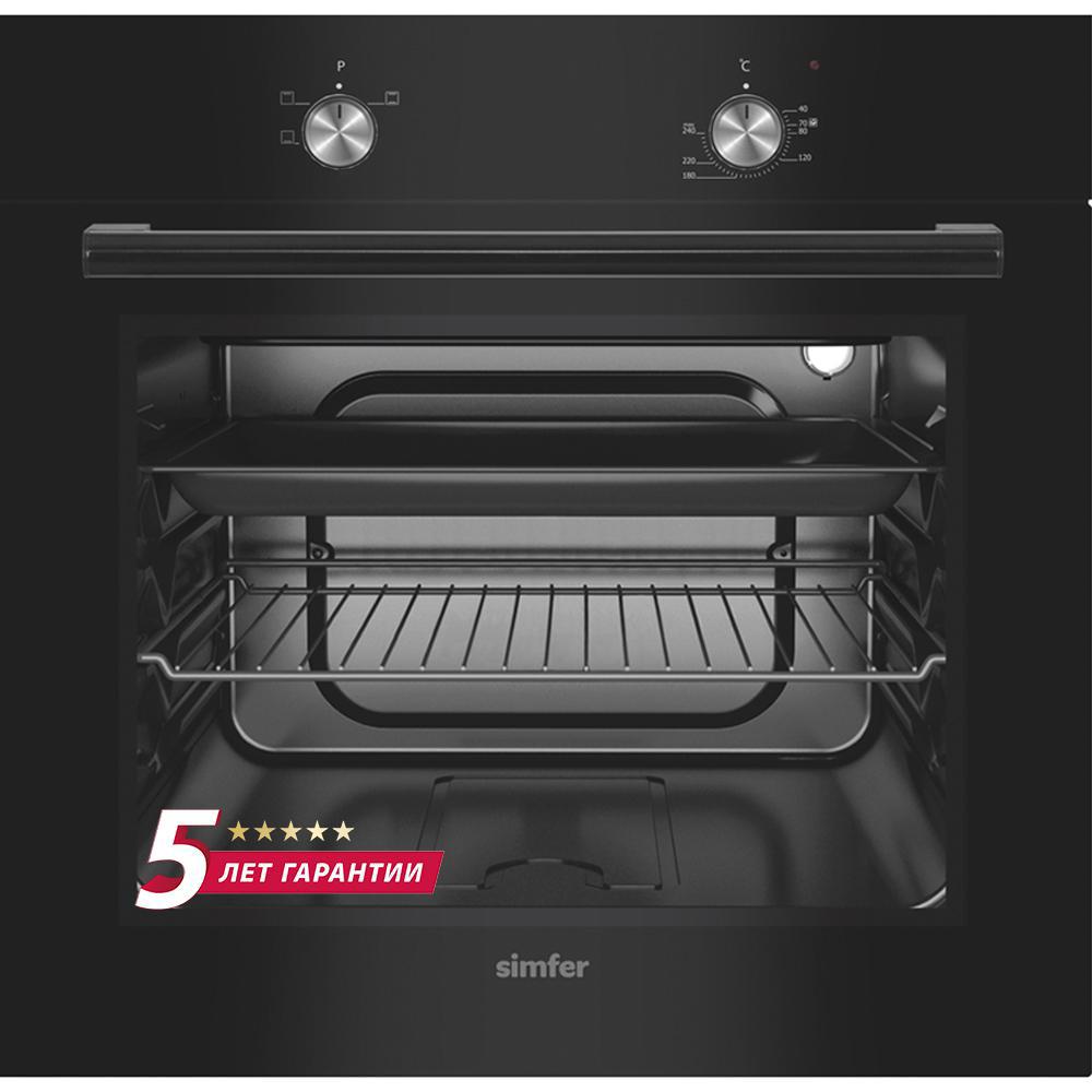 Электрический встраиваемый духовой шкаф Simfer B6EB04070 59.5x59.5x56.5 см цвет черный ️ купить ...