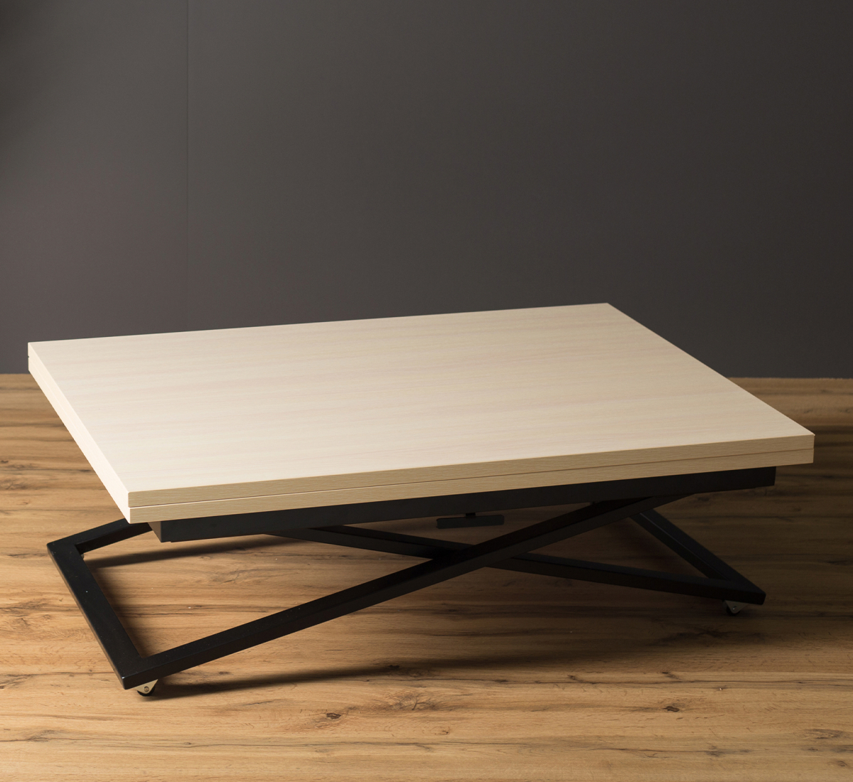 Стол прямоугольный Levmar Compact 70x100 см ЛДСП цвет беленый дуб ...