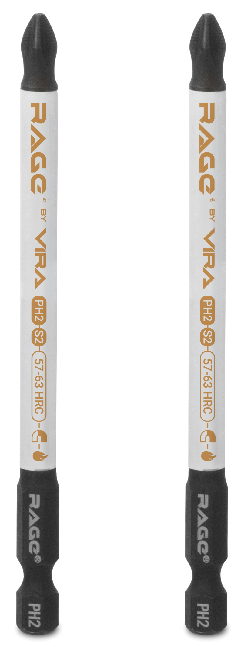 Бита крестовая магнитная Rage by Vira 554136 PH2x100 мм, 2 шт. ️ купить ...