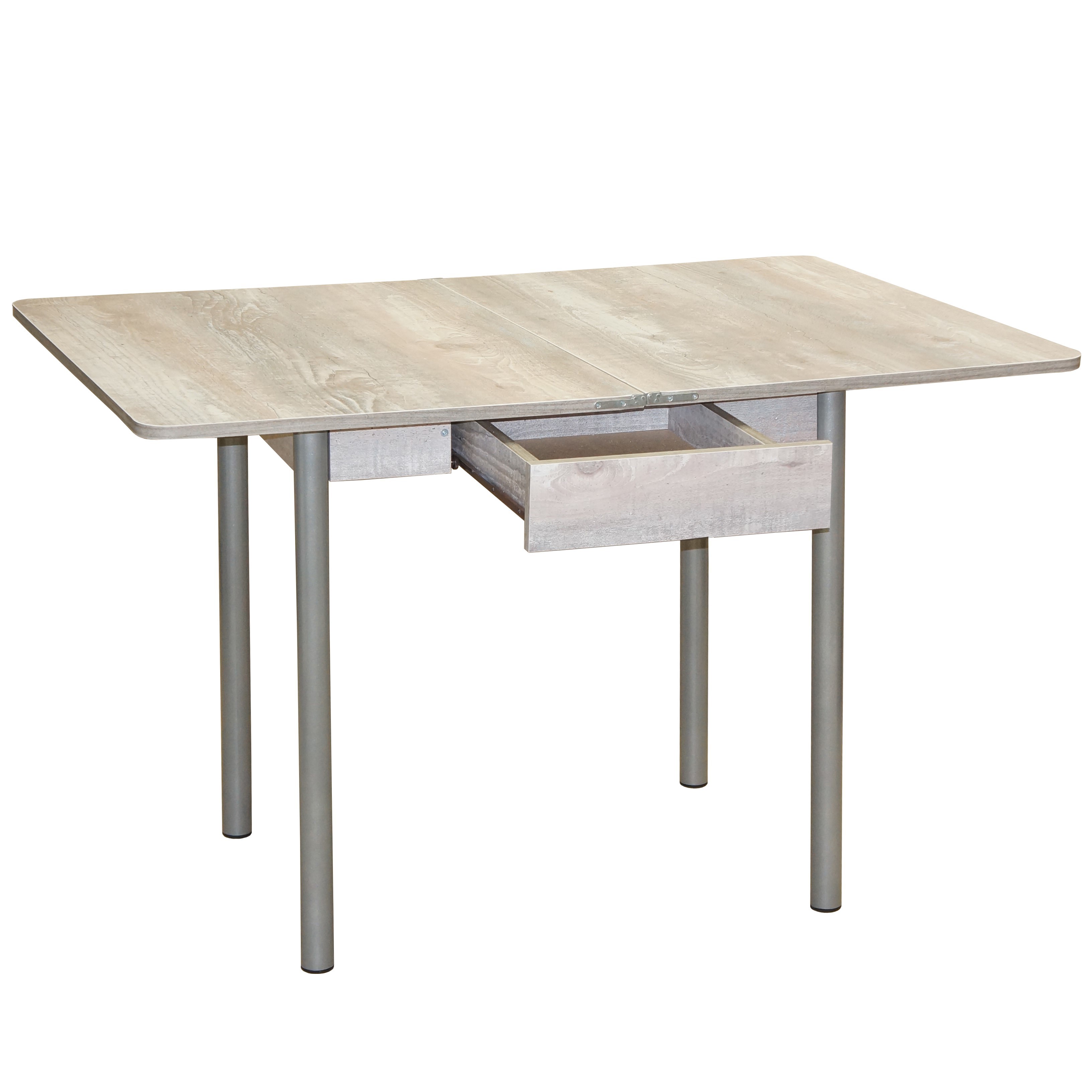 Кухонный стол прямоугольный Big House Д18 80x60 см ЛДСП цвет темный ️ ...