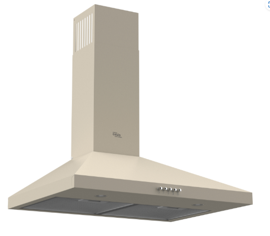 Встраиваемая вытяжка Oasis KB-60I 59.6 см цвет бежевый ️ купить по цене 7 150 ₽ в Москве с ...