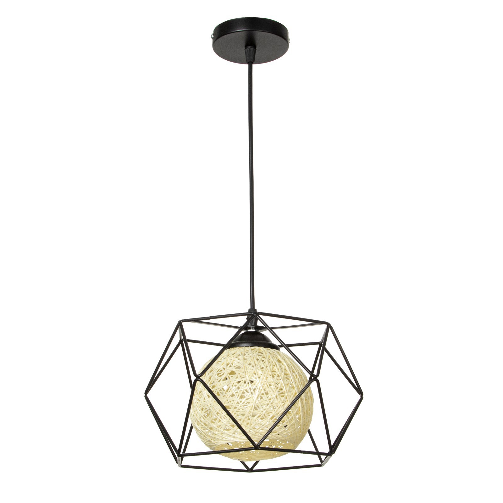 Светильник подвесной BAYERLUX 2745 1 лампа 2 м² цвет черный ️ купить по ...