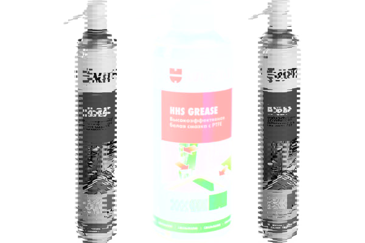 Спрей-смазка Wurth HHS GREASE 400мл ️ купить по цене 2 632,5 ₽ в Москве ...
