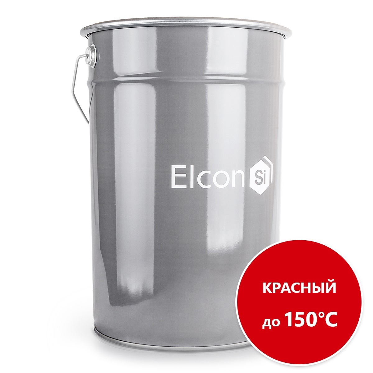 Эмаль органосиликатная Elcon ОС-12-03 00-00002104 цвет красный 25 кг ️ купить по цене 0 ₽/шт. в ...