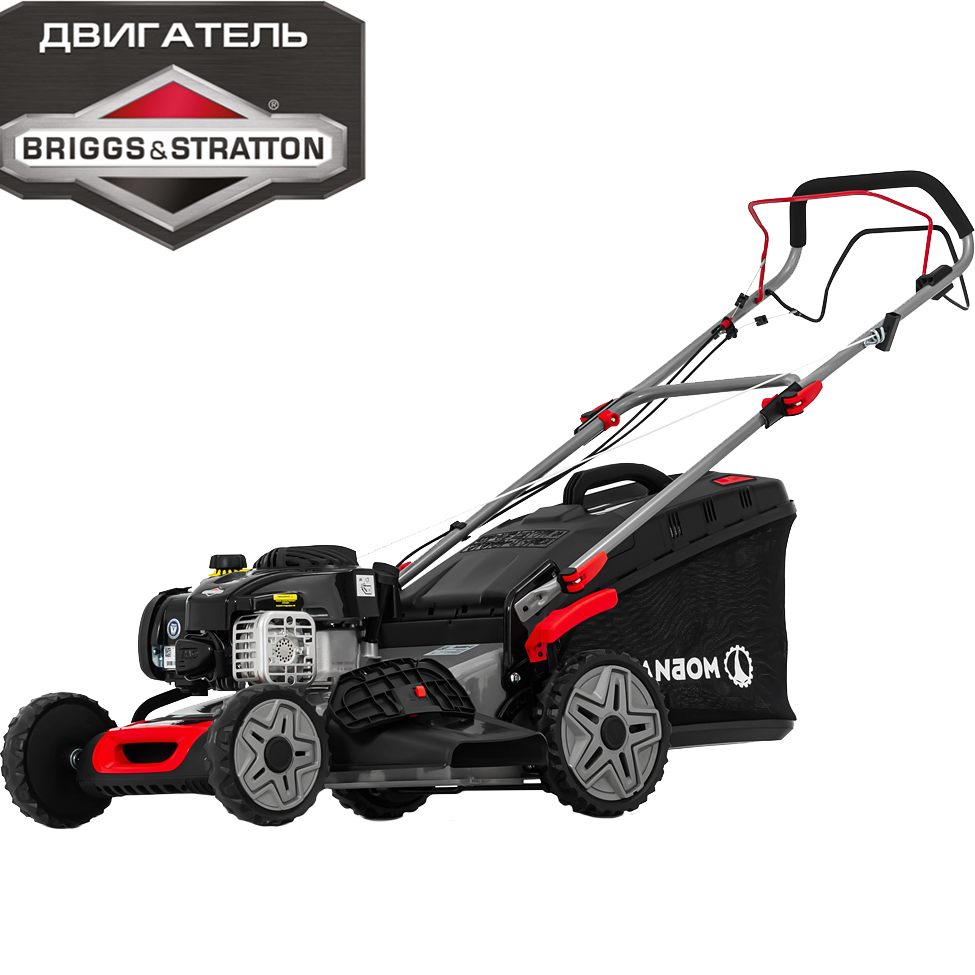 Газонокосилка бензиновая самоходная Мобил К XM461 ПРО BRIGGS & STRATTON ...