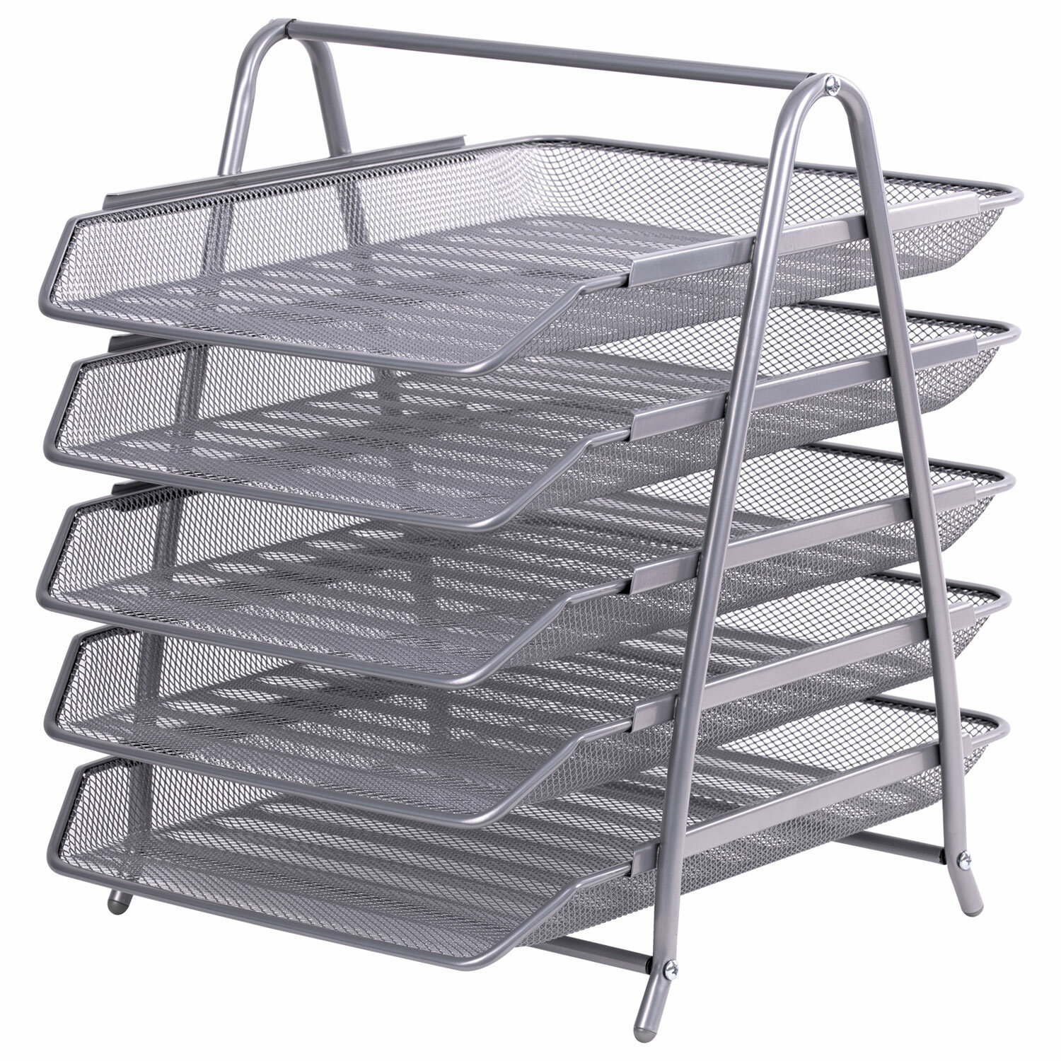 Лоток/подставка/органайзер горизонтальный канцелярский для документов/бумаг Brauberg Germainum 5 ...