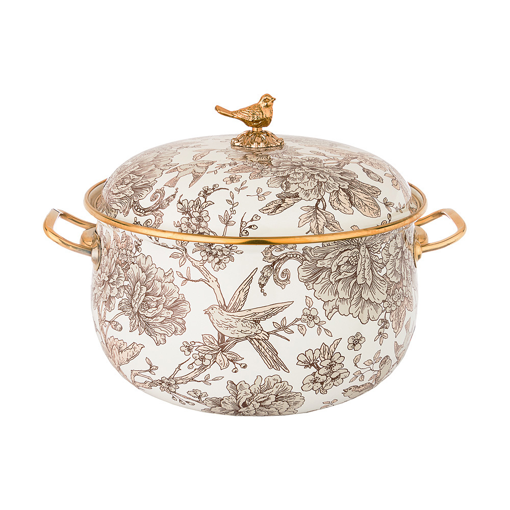 Кастрюля Agness Royal Garden 950-083, 3.8 л ️ купить по цене 4702 ₽/шт ...