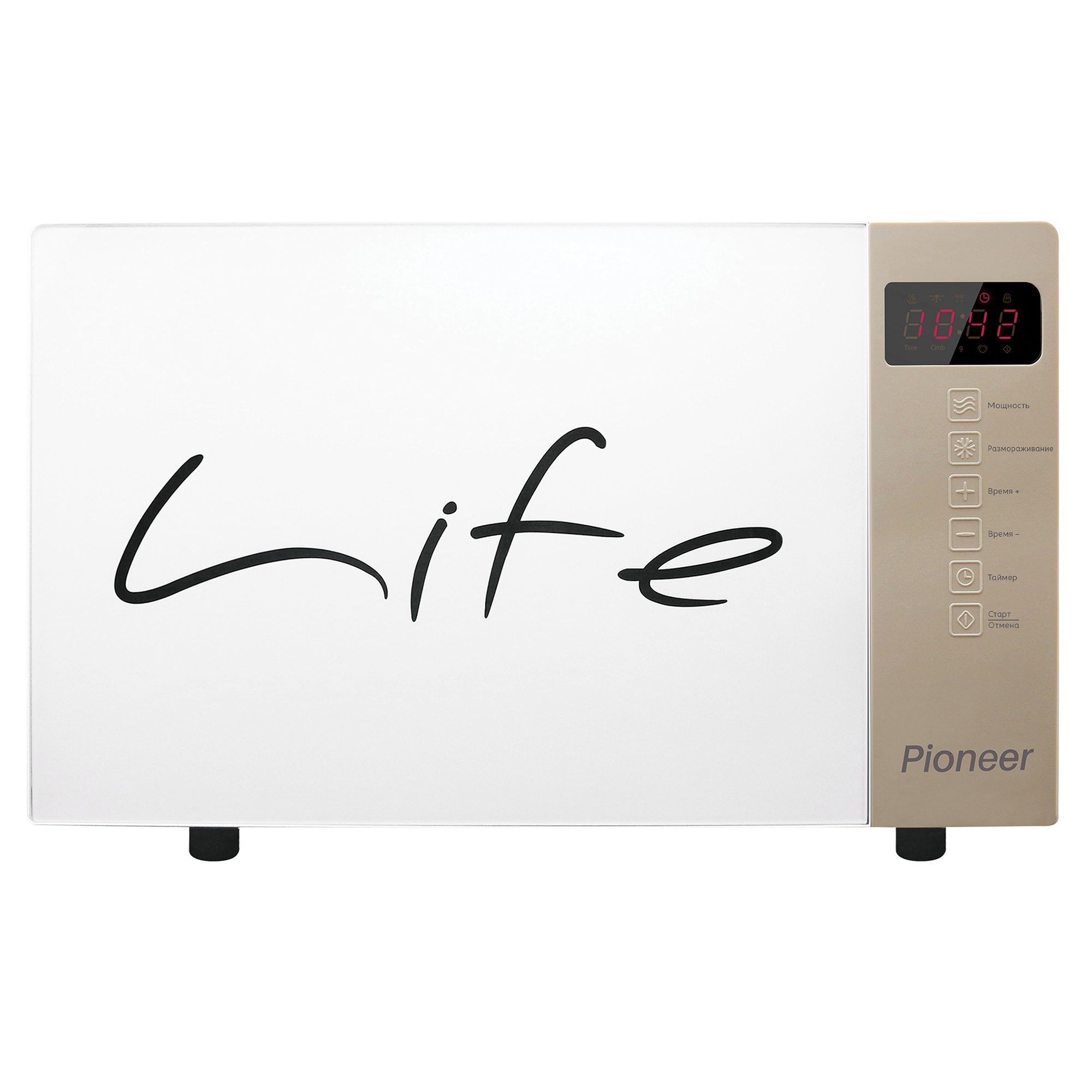 Отдельностоящая микроволновая печь Pioneer Mw262s 20 л 41.5x53x33.5 см ...