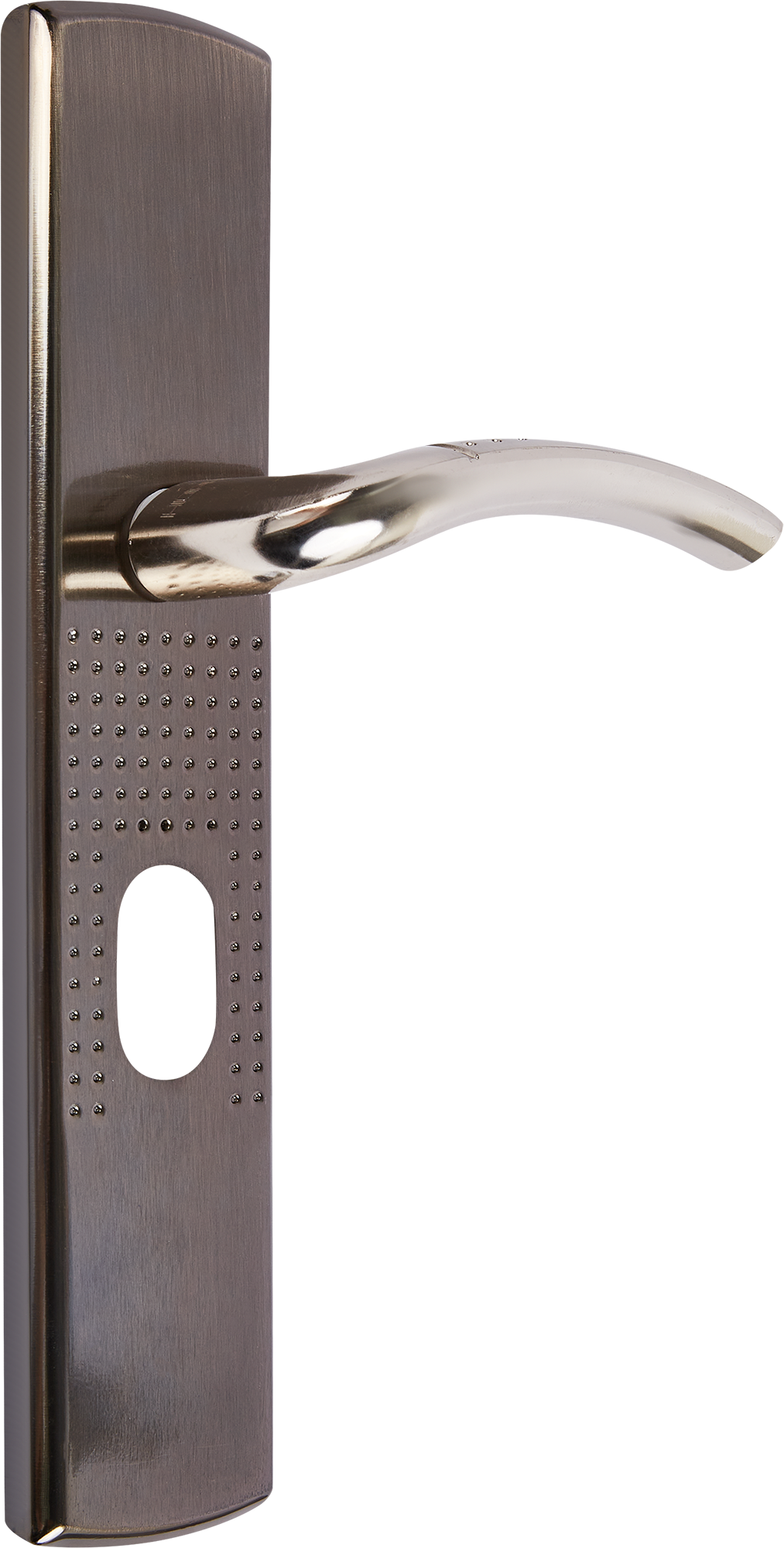 Ручка дверная межкомнатная на планке правая матовый никель ️ купить по ...