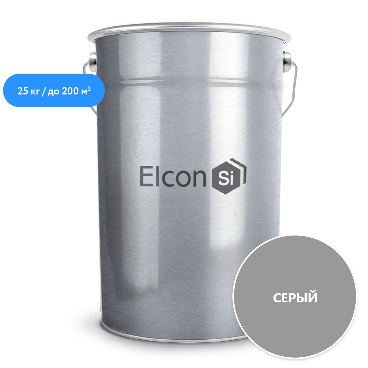 Грунт-эмаль по ржавчине 3 в 1 Elcon 00-00461443 цвет серый 25 кг ️ купить по цене 0 ₽ в Москве с ...