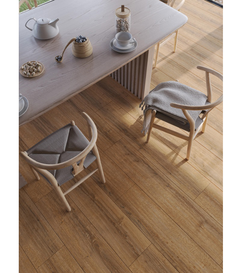 Ламинат Egger Large Aqua+ Дуб Шерман Коньяк Коричневый 33 класс толщина 8 мм с фаской 2.54 м² ...