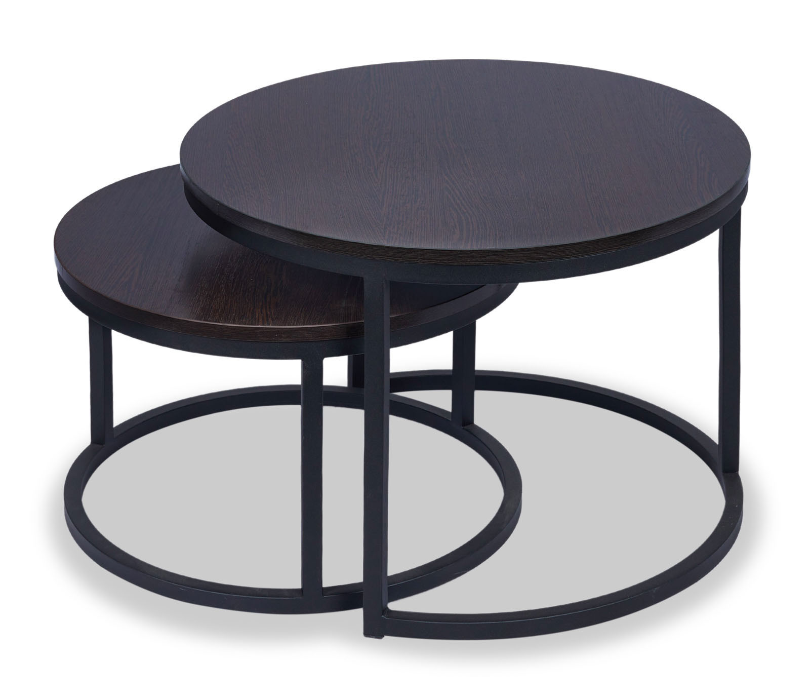 Журнальный столик круглый Диван 24 Белла 60x60x42 см комплект из 2 шт ...