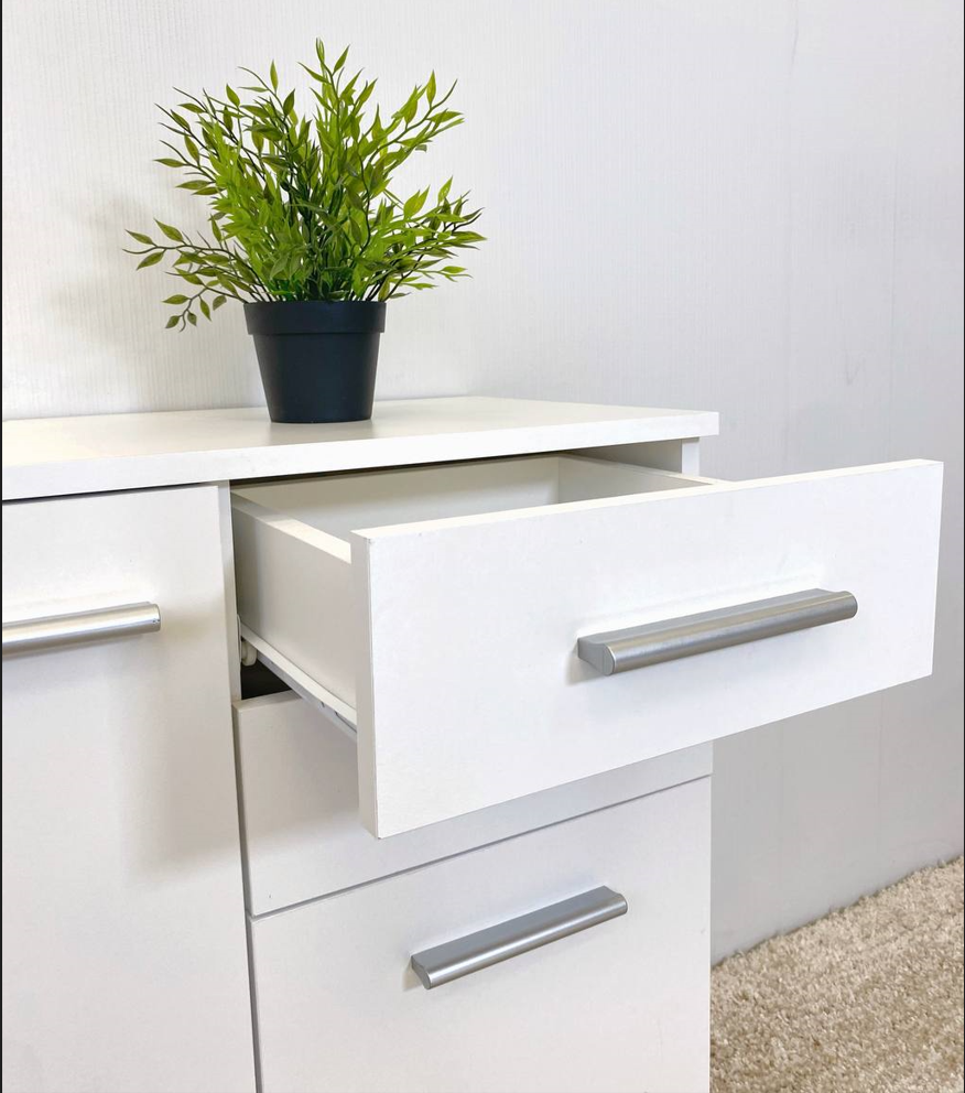 Комод Нк мебель Fun комод кд 2 2 ящика 69x34x74 см ЛДСП цвет белый ️ купить по цене 6216 ₽ шт в