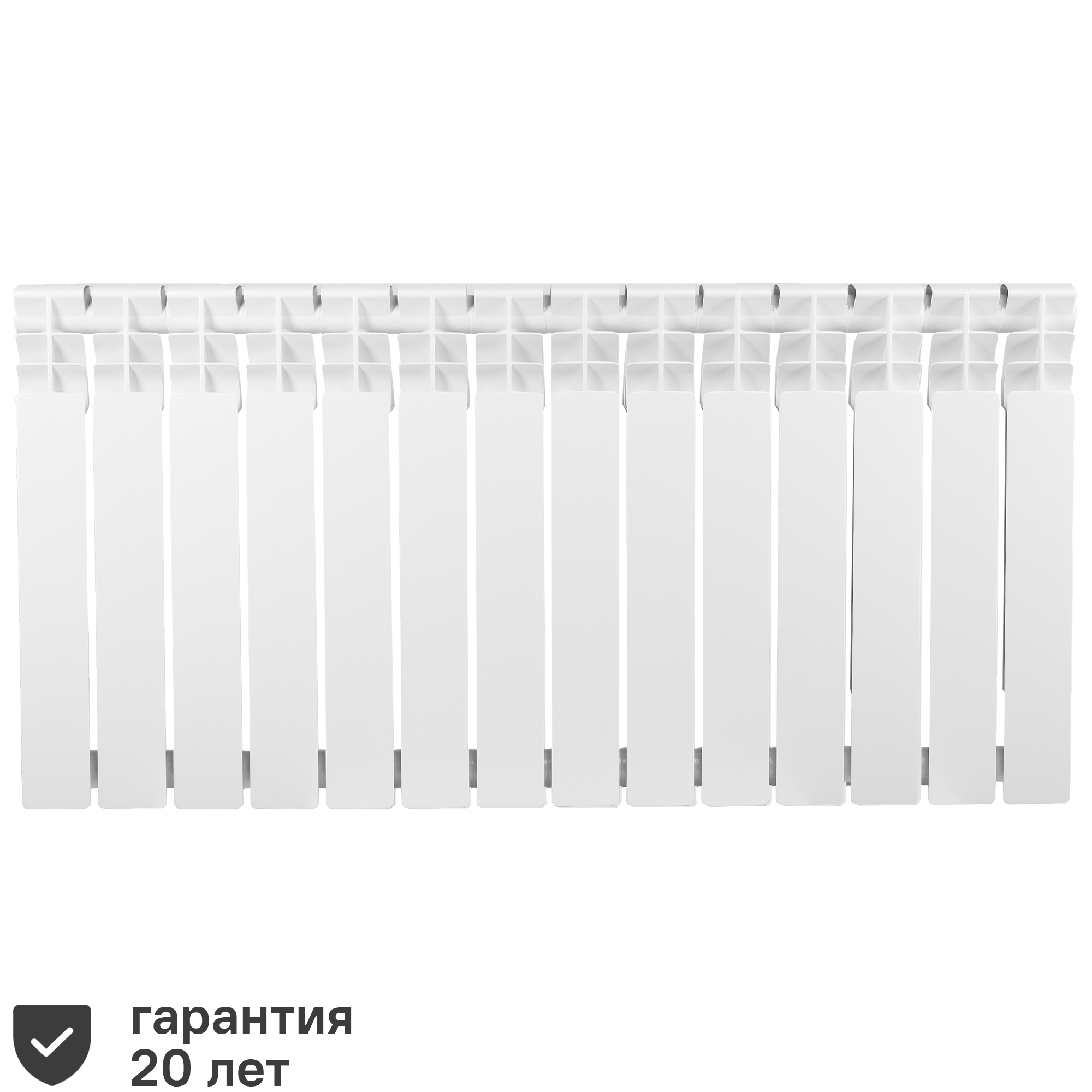 Радиатор секционный Equation Bimetal 500/80 14 секций боковое ...