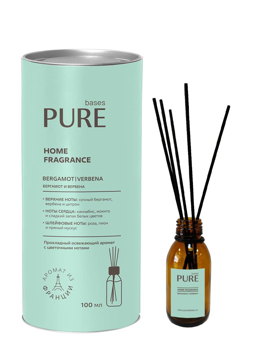 Аромадиффузор Pure Bases Bergamot & Verbena 100 мл ️ купить по цене null ₽/шт. в Москве с ...