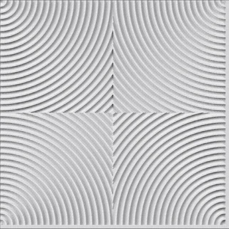 Декоративная плита для потолка Декорек D529, полистирол, 50x50 см ️ ...