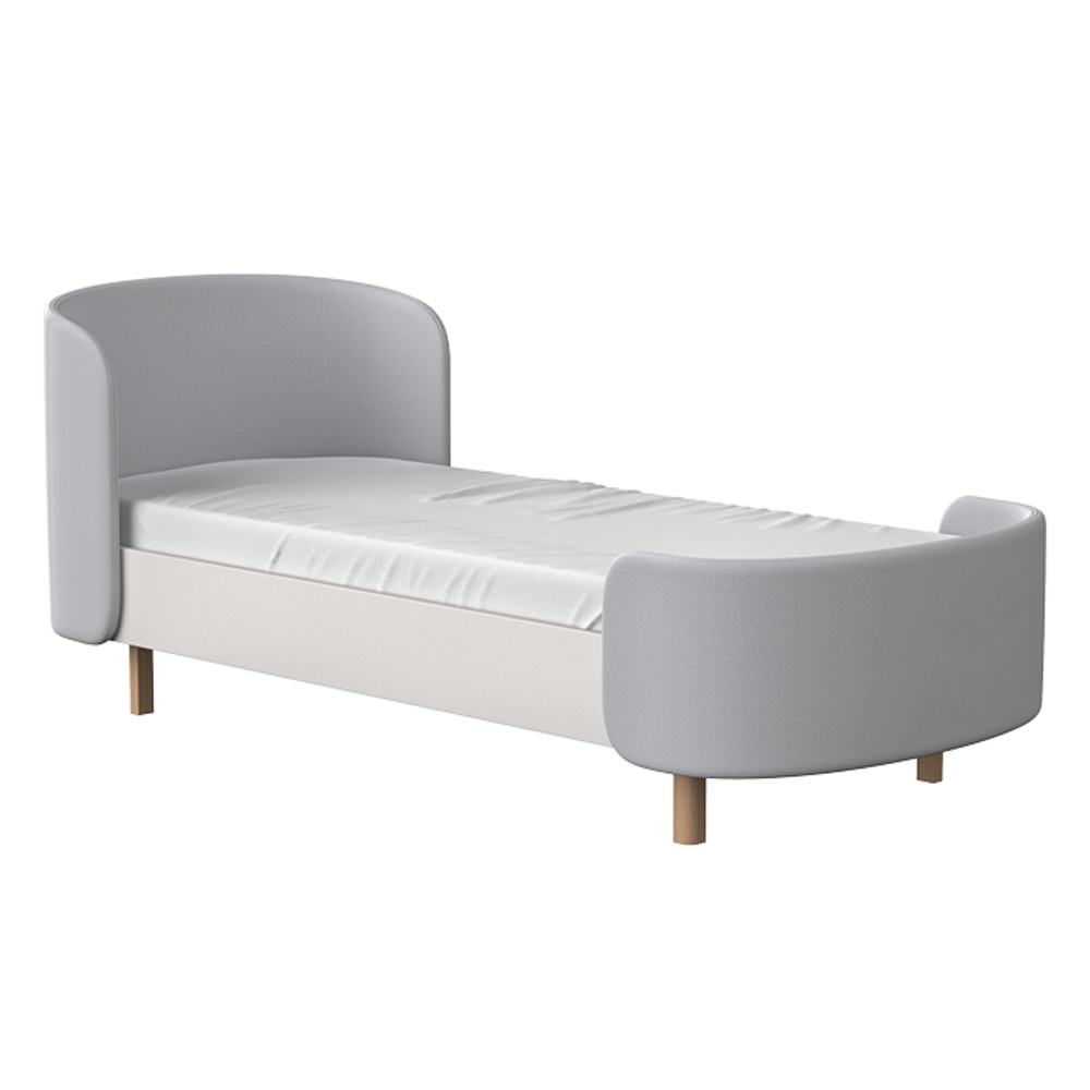 Кровать подростковая Ellipse Kidi soft 80x200 см дерево цвет серый ️ ...