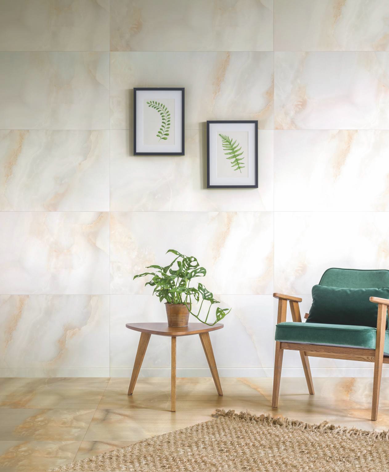 Керамогранит Idalgo home Гранит оникс ID9075b091LLR 60x120см 2.16 м² цвет белый, цена за ...