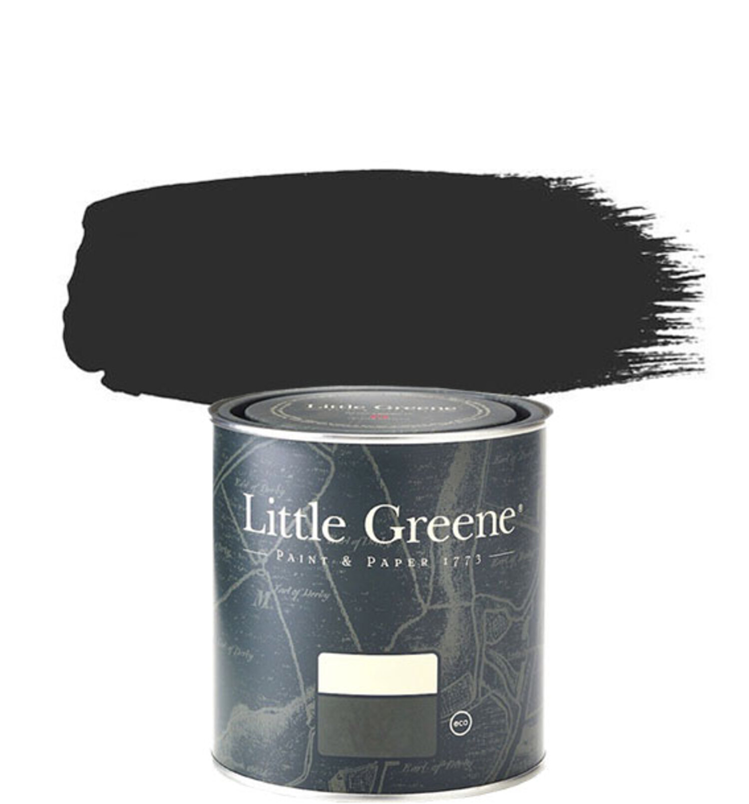 Краска Little Greene Intelligent Matt Emulsion база Tr цвет Lamp Black ...