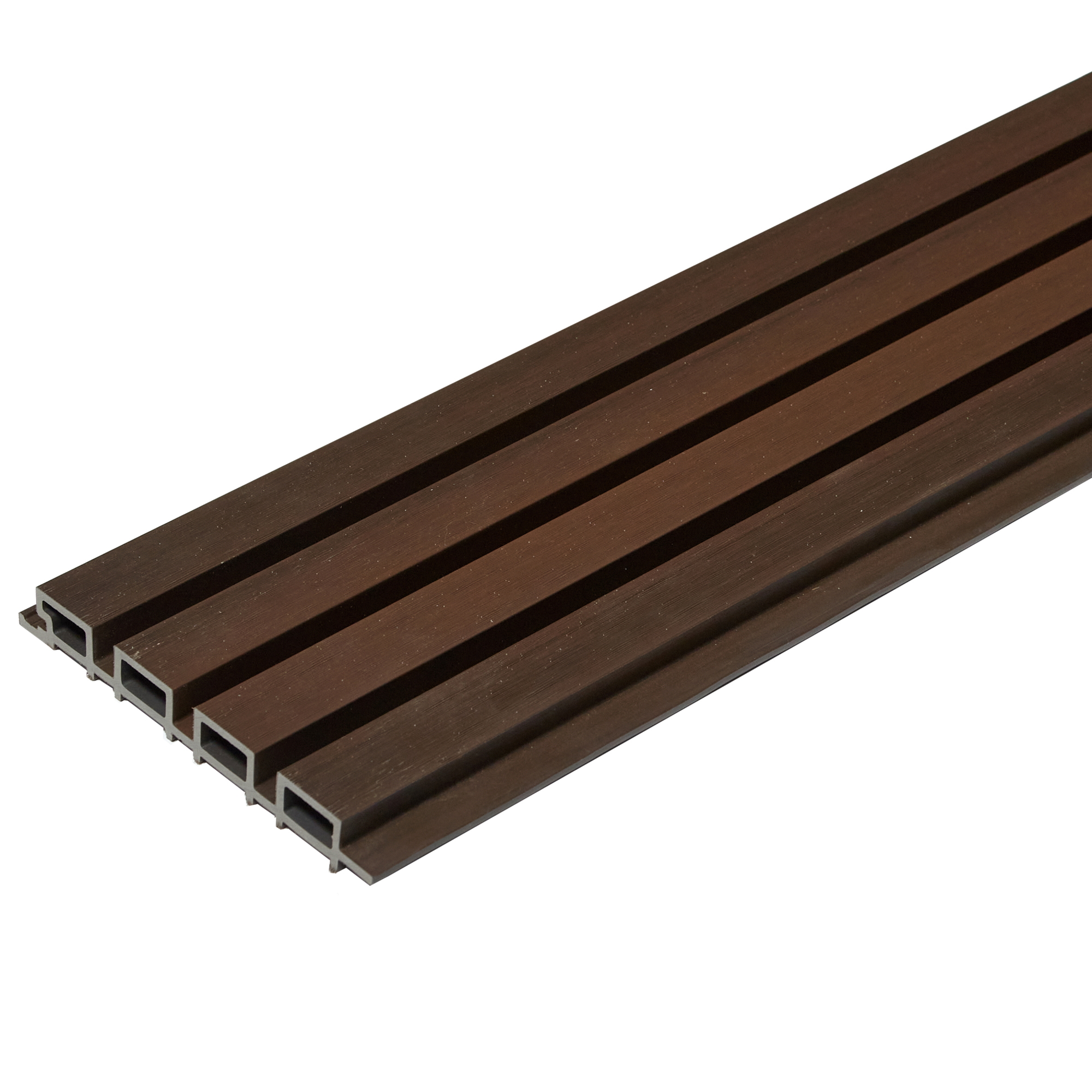 3D панель Wall Merbau ДПК коричневая 21.9x300 см ️ купить по цене 3 154 ...