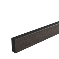 Комплект плинтусов Дуб Конкорд 120x4 см 1 шт 60x4 см 2 шт HPL-пластик ...