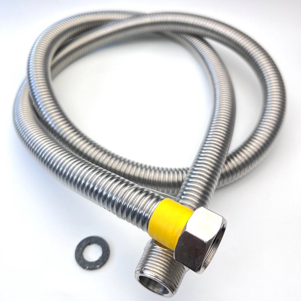 Подводка для газа сильфонная в оплетке Tuboflex 3/4" внутренняя ...