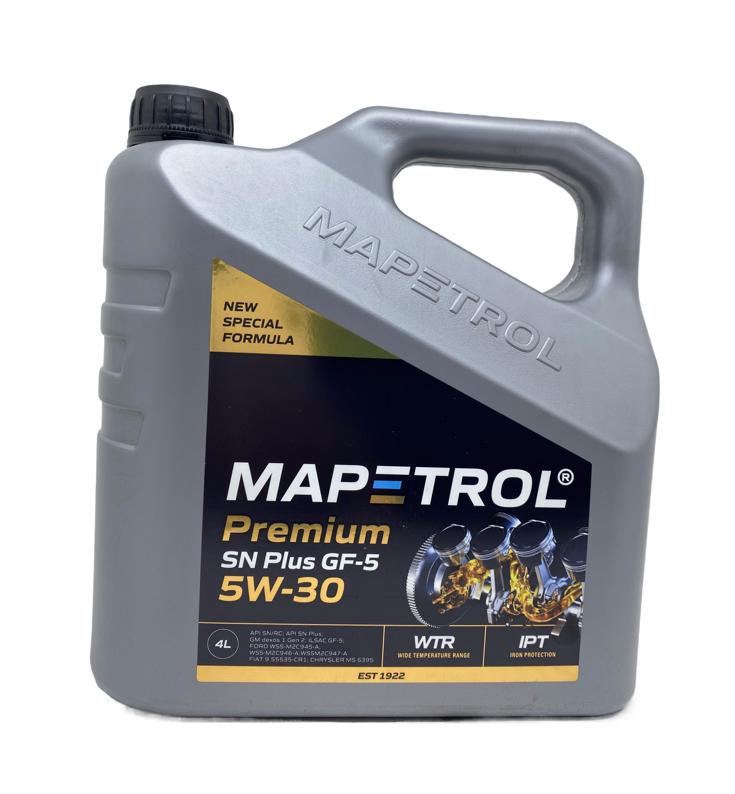 Масло моторное Mapetrol Premium SN PLUS GF-5 5W-30 4л ️ купить по цене 5390 ₽/шт. в Москве с ...