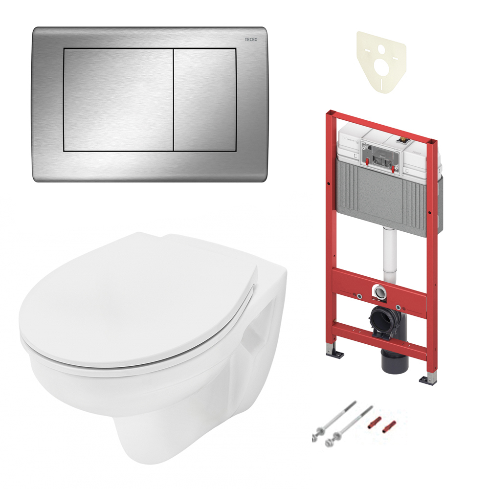 Комплект инсталляция TECE base 2.0 панель смыва TECE planus нержавеющая ...