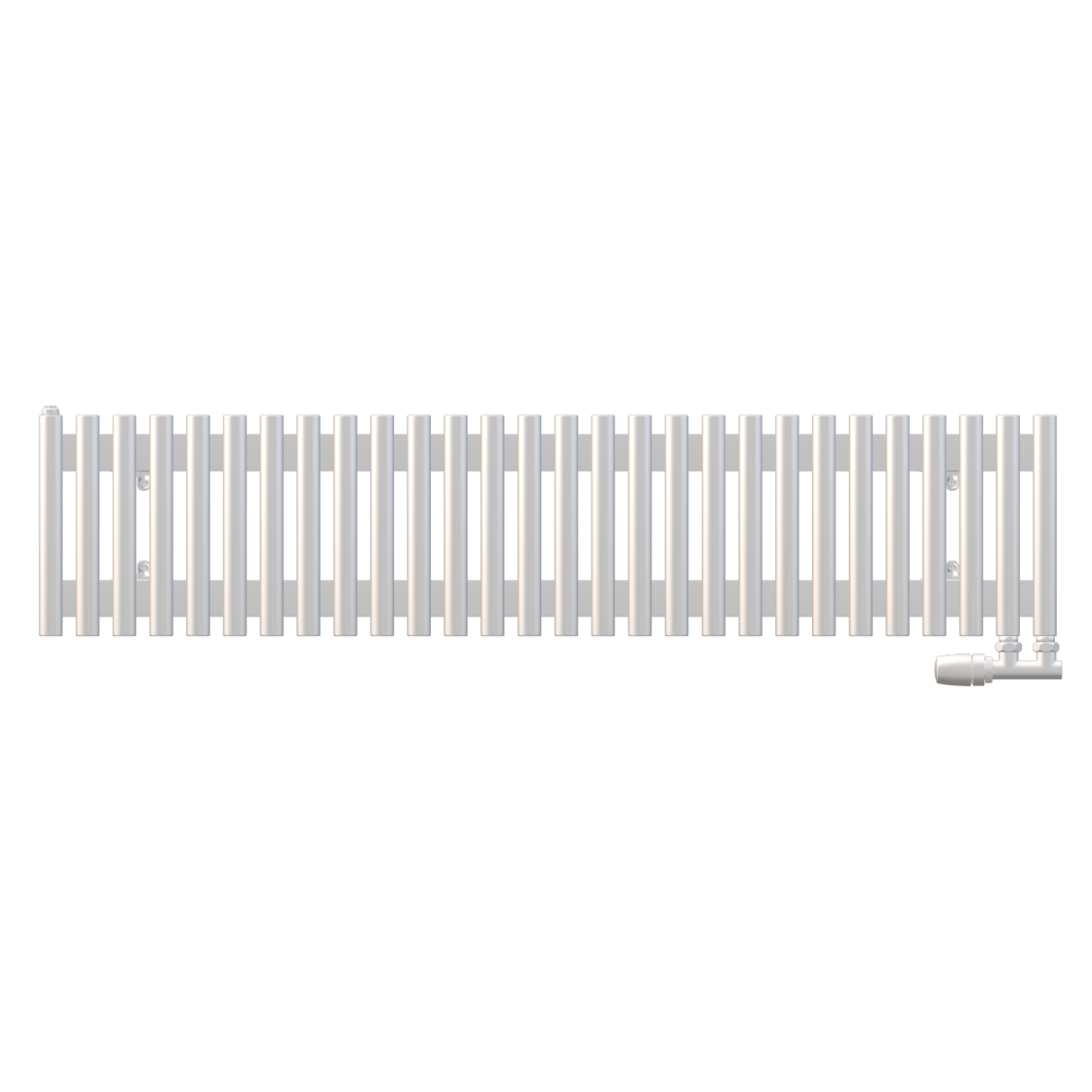 Радиатор трубчатый Guardo Torre 3D Aqua 3D-0300-20 BK-VER R9016(M) 200/ ...