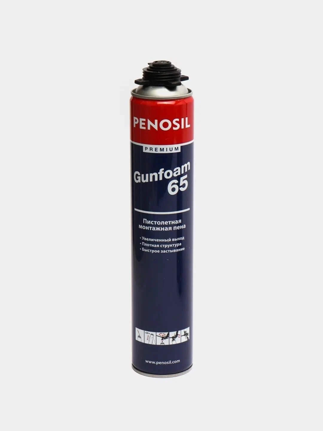 Пена монтажная профессиональная Penosil Premium Gunfoam 65 870 мл ️ ...