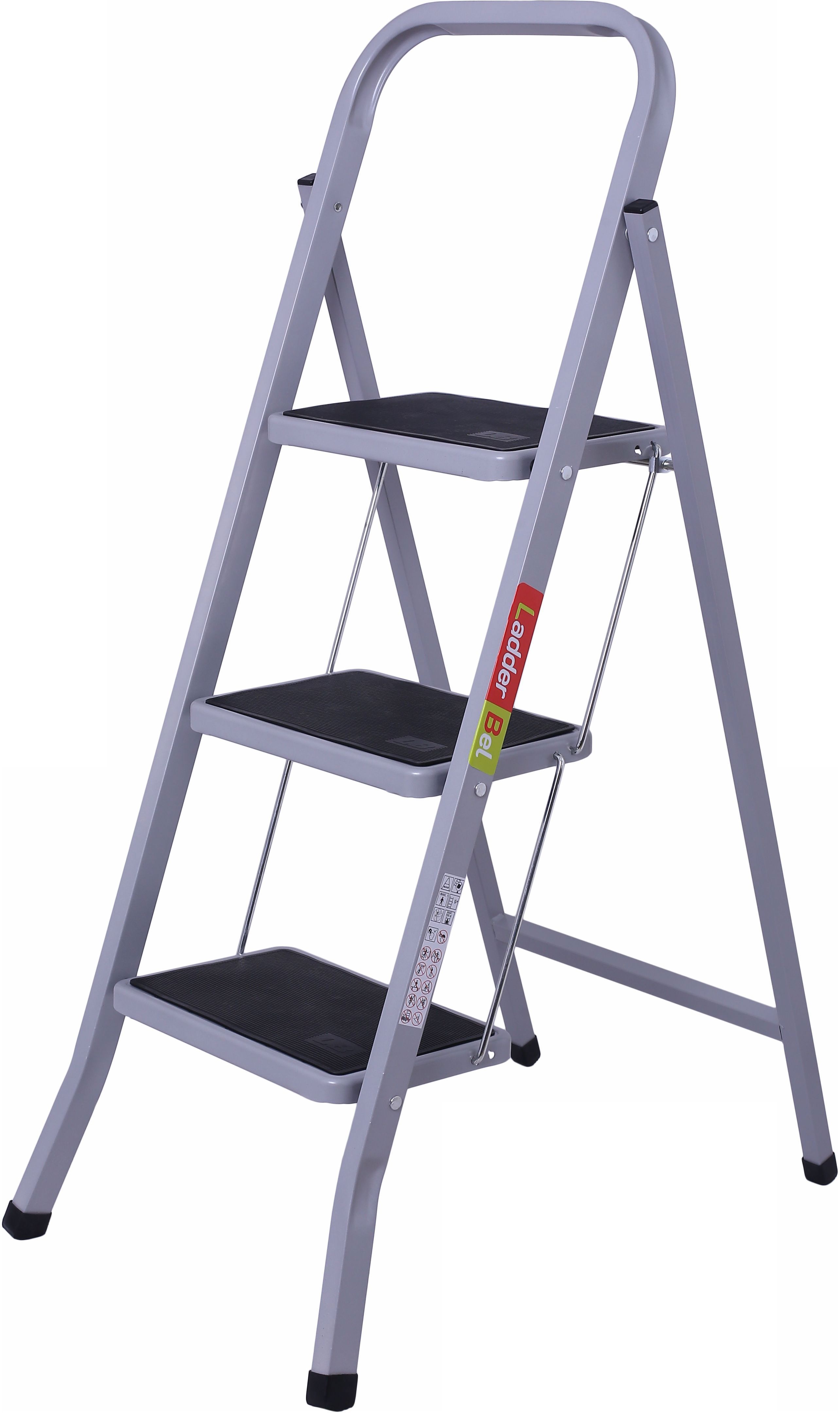Стремянка стальная Ladderbel 3 ступени с резиновым ковриком ️ купить по ...
