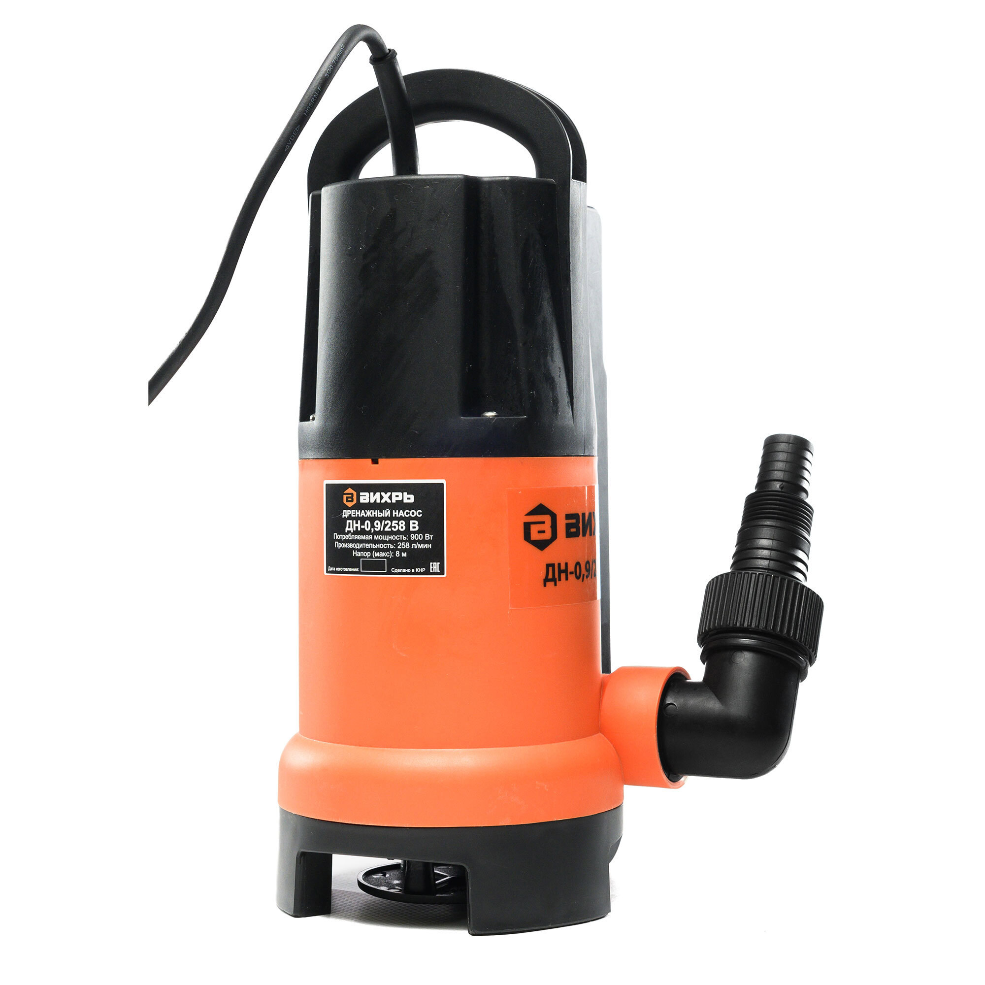 Насос погружной дренажный для чистой и грязной воды Вихрь ДН 15500 ...